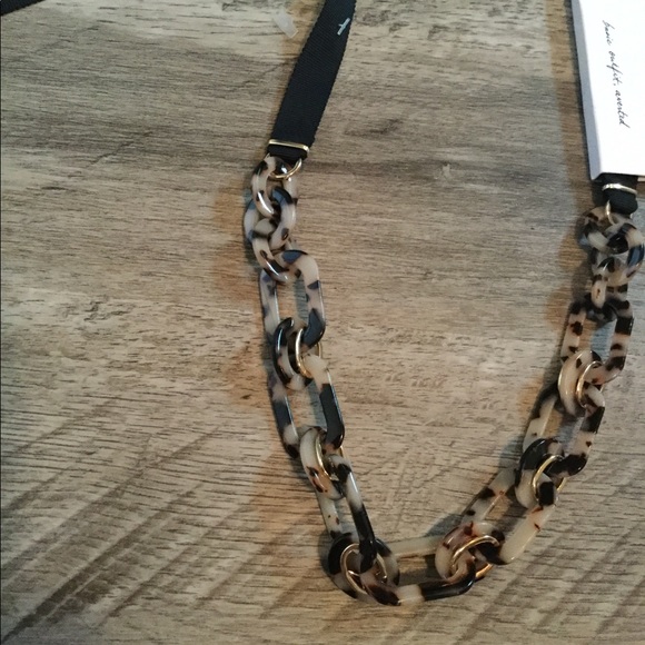 LOFT | Jewelry | Nwt Loft Resin Chain Link Tie Necklace | Poshmark